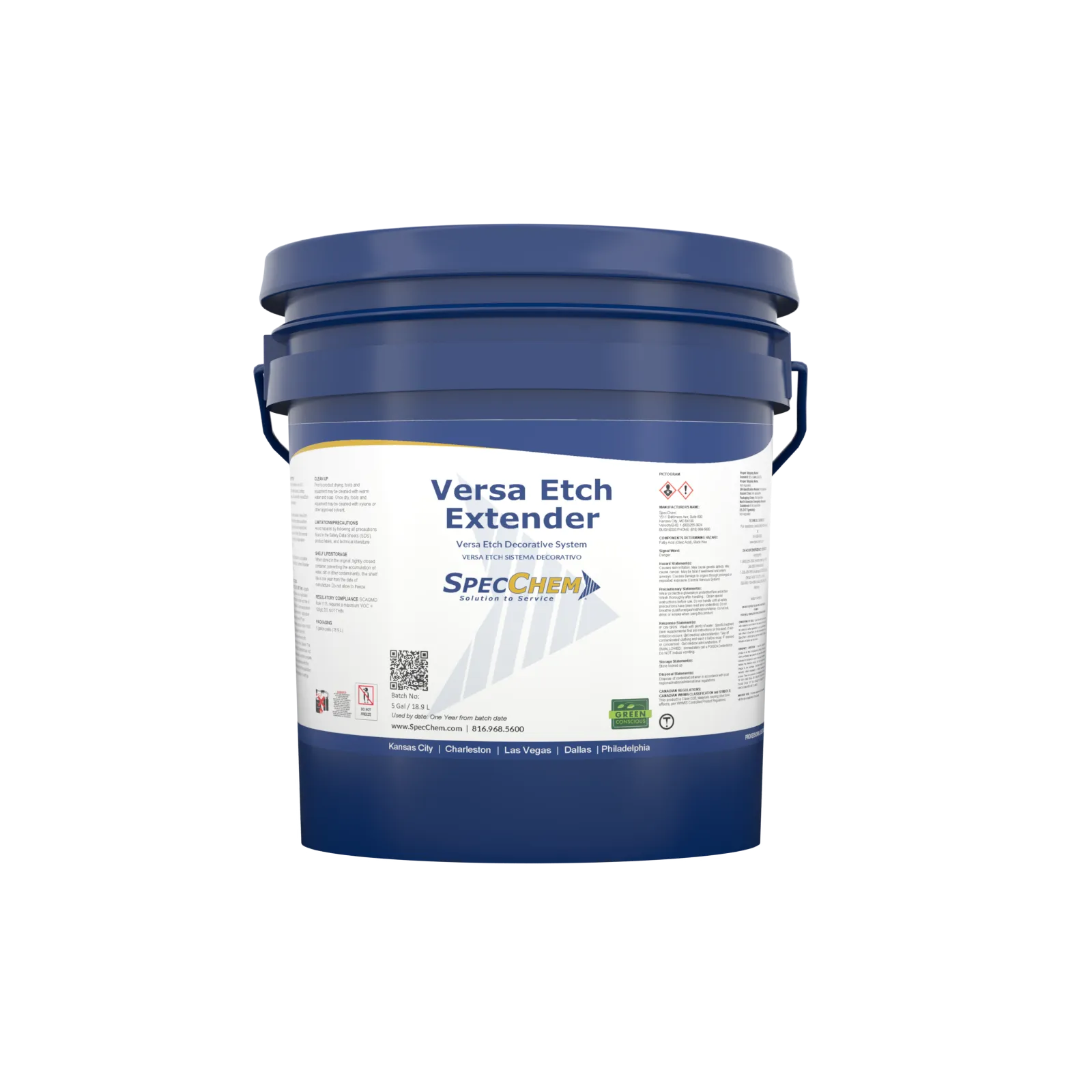 Versa Etch Extender - Water-Based Surface Retarder Extension | SpecChem